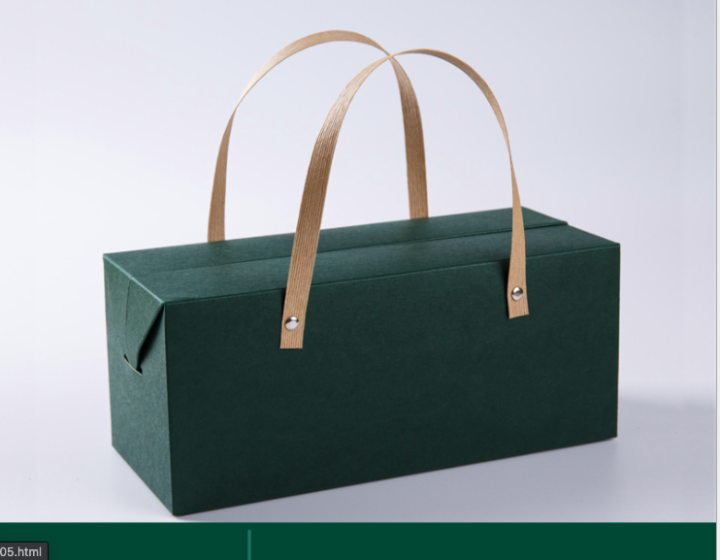 KOTAK HARI RAYA PORTABLE GREEN PLAIN PACKAGING GIFT BOX ( 2 PCS ) | Lazada