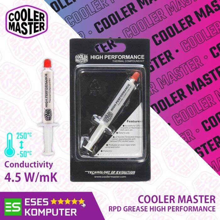 Thermal Paste Cooler Master RPD Grease High Performance 4.5W/mK ...