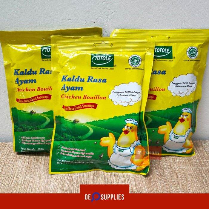 Totole Kaldu Rasa Ayam 100gr - Penyedap rasa Lezat Alami Non Msg ...