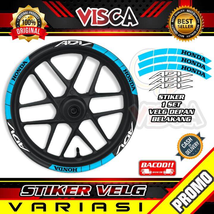 Stiker Velg - Sticker Velk - Stiker Cutting Velg - Stiker Velk Motor ...