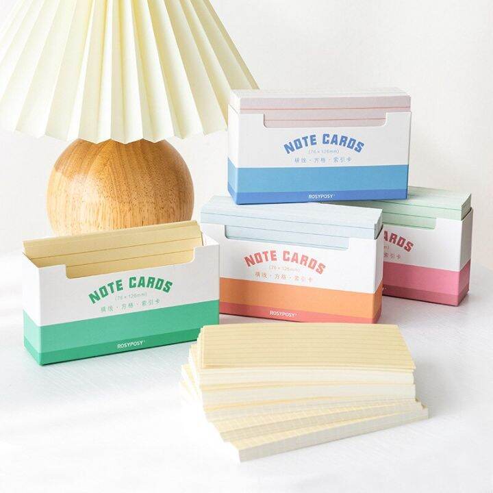 Multi Use Basic Ruled Lined Squared Index Flash Note Pads Assortment