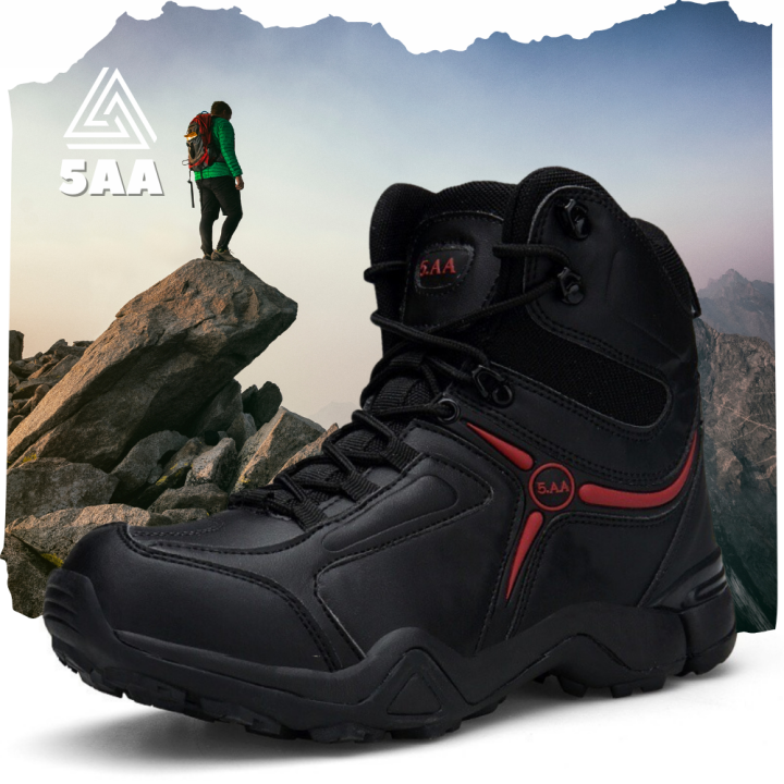 Sepatu Safety Boots Ujung Besi Delta Tactical 5AA Zipper - Sepatu Kerja ...