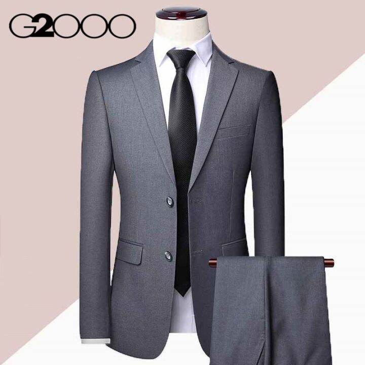 G2000 Suit Men's Suit Fit Business Formal Suit Men's Companion Dress ...