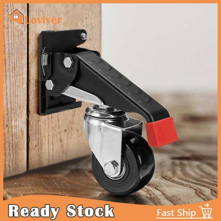 Loviver Workbench Caster 2.5" Quick Release 660lbs Capacity Retractable ...