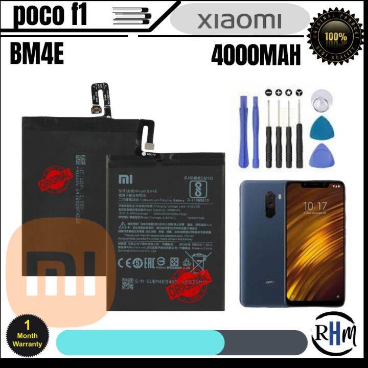 Xiaomi Mi POCO F1 Battery, Model BM4E 4000mAh Original Lithium-ion Li ...