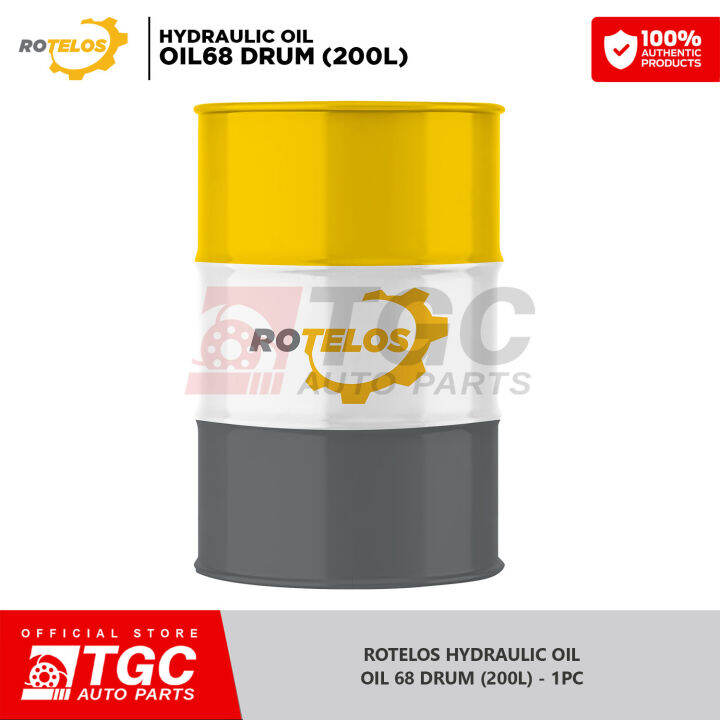 Rotelos Hydraulic Oil 68 Anti-Wear 1 Drum (200 Liter) - 1pc | Lazada PH Rotelos Hydraulic Oil 68 Anti-Wear 1 Drum (200 Liter) - 1pc | Lazada PH