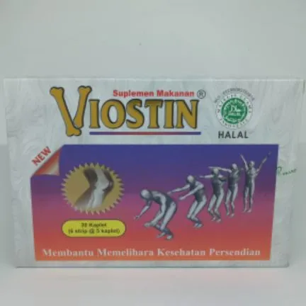 Viostin Halal 30 Kaplet memelihara kesehatan sendi dan tulang | Lazada ...