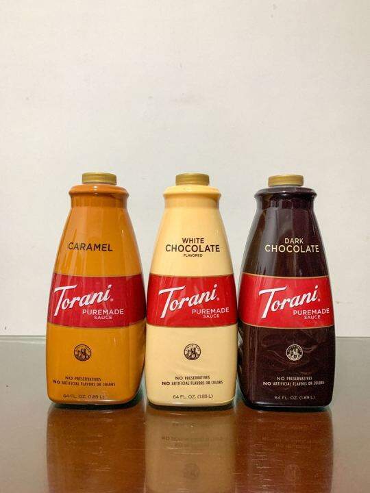 Torani Puremade Sauce 1.89L - White Chocolate Sauce - Caramel Sauce ...