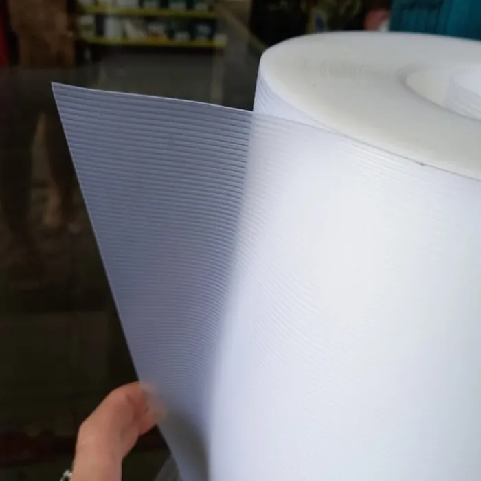 Fibre Pagar Putih 0.6mm Indoplast economy. PLastik Pagar PENUTUP PAGAR ...