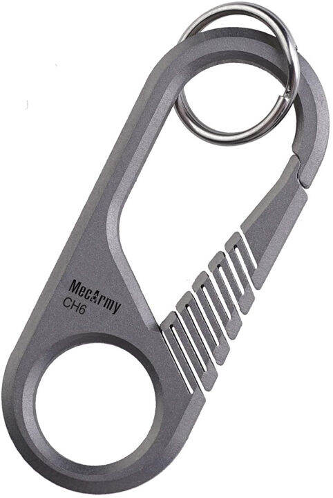 MecArmy CH6 Titanium Carabiner Keyring, Anti-Lost Quick Release Spring keychain | Lazada PH