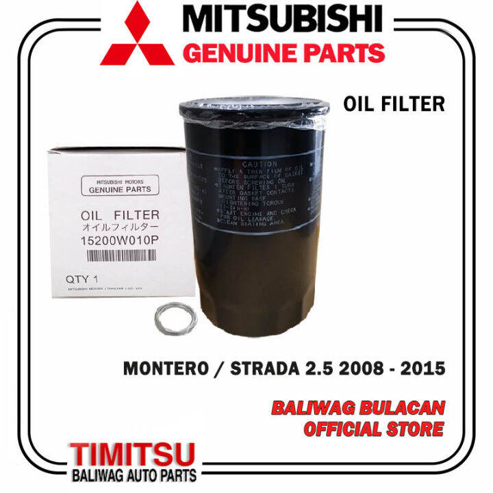 OIL FILTER MITSUBISHI PAJERO STRADA TRITON 2.5 4D56 2008-2015 PART NO ...