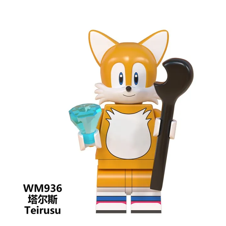 brick Compatible Sonic Mini Figures Toys Super Sonic the Hedgehog ...