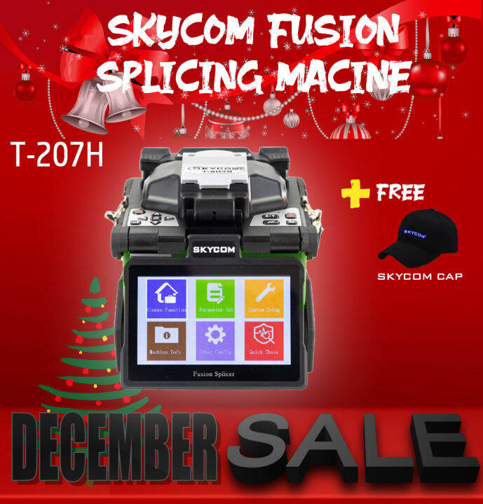 Skycom Fiber Optic Fusion Splicing Machine Model T-207H (2023 model) | Lazada PH