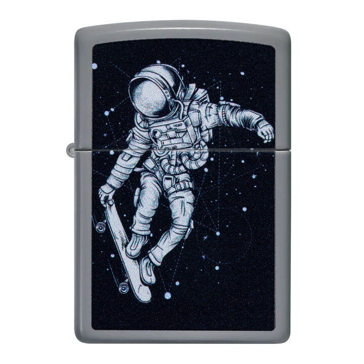 48644 Zippo Skateboarding Astronaut Design ของแท้ รับประกันตลอดชีวิต ...