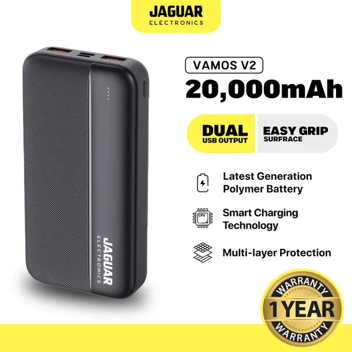 KIMSTORE Jaguar Electronics Vamos Series Original 10000mAh Powerbank V2 ...