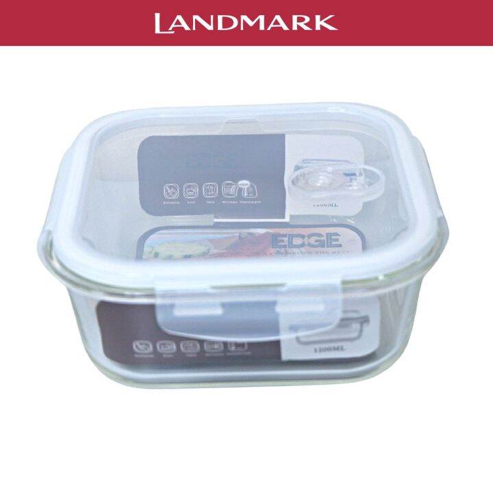 Edge Glass Square Food Keeper | Lazada PH