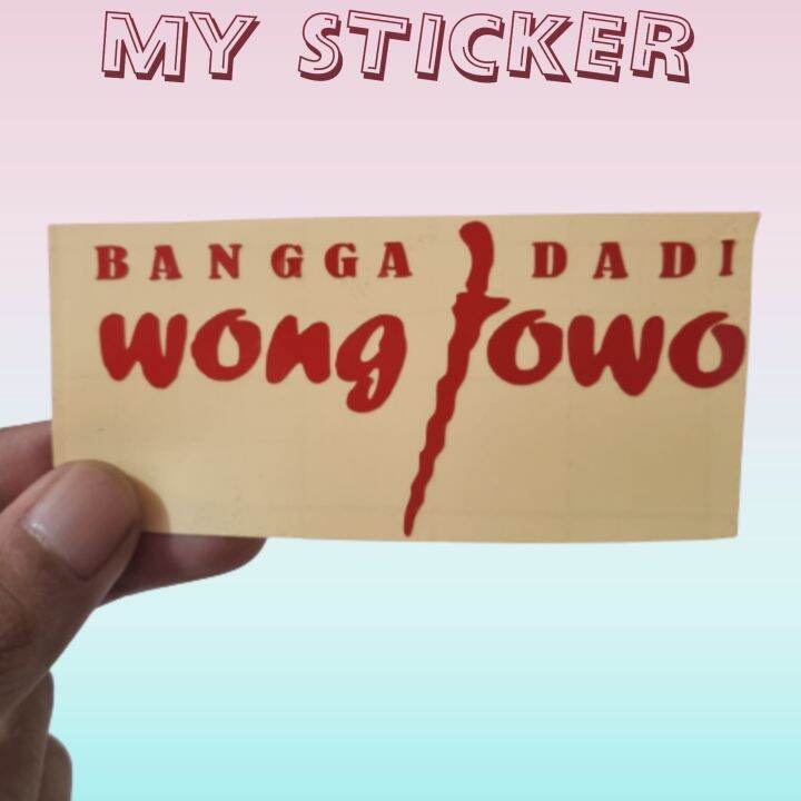 CUTTING STICKER KATA KATA BANGGA DADI WONG JOWO , STIKER VARIASI MOTOR ...