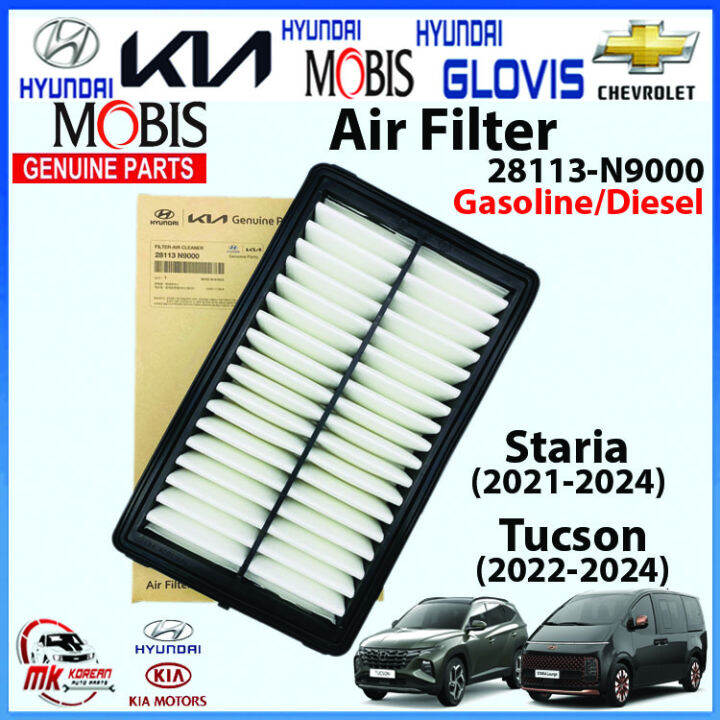 [GENUINE] Air Filter for Gasoline/Diesel. Staria(2021-2024), Tucson ...