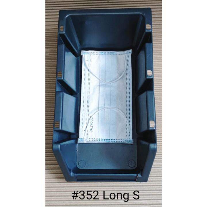 Plastic #352 Stackable Bin Boxes Storage Organizer Supplies Tools ...