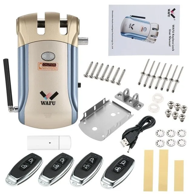 WAFU WF-008U Remote Control Intelligent Electronic Lock Invisible ...