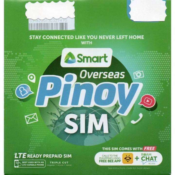 Smart Pinoy Roaming New Sim Brand New Fresh!!!(Overseas Use) | Lazada PH