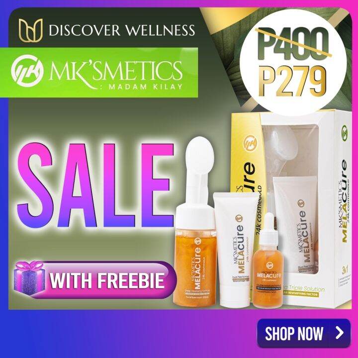 Melacure MKsmetics by Madam Kilay Mk'smetics 24K Foam wash Serum Cream ...