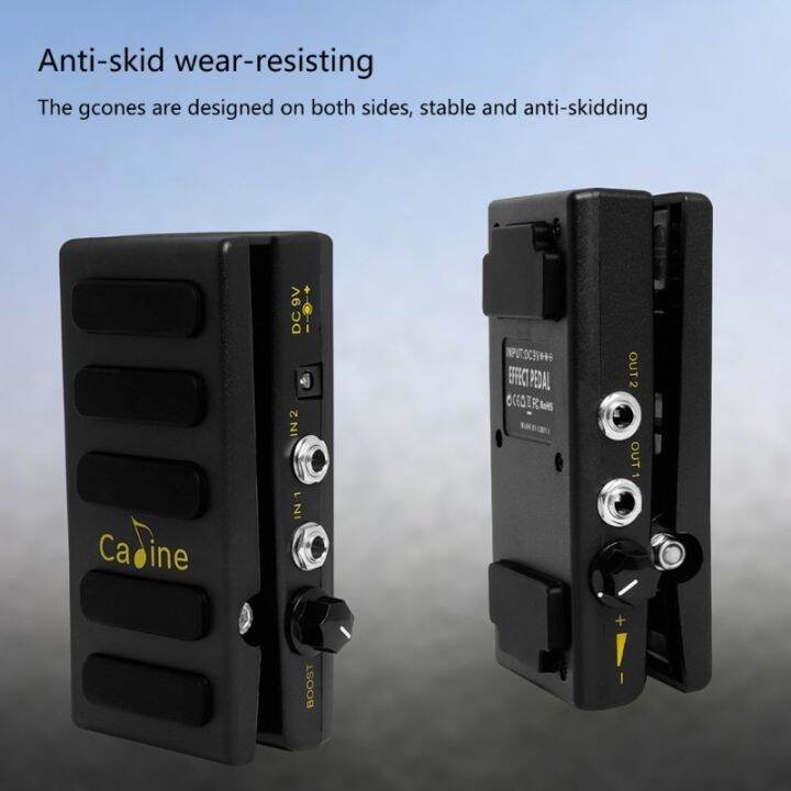 Wah Active Volume Passive Expression Guitar Effects Pedal 2 in 1 Guitar ...