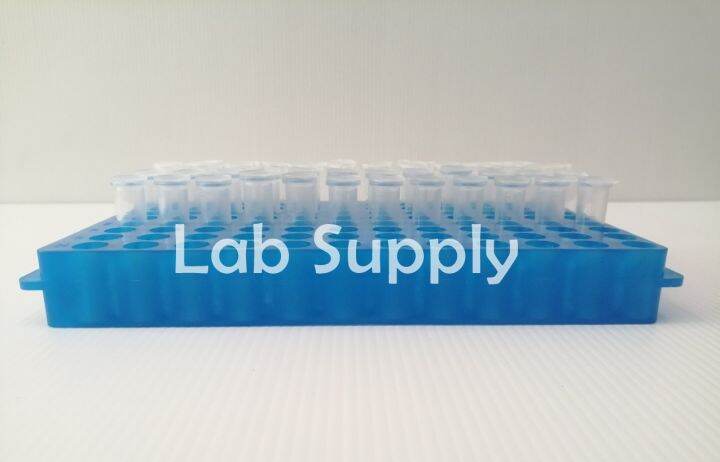 Microcentrifuge Tube Rack แท่นใส่หลอดไมโครเซนติฟิว แบบพลาสติก ขนาด 0.5 ...