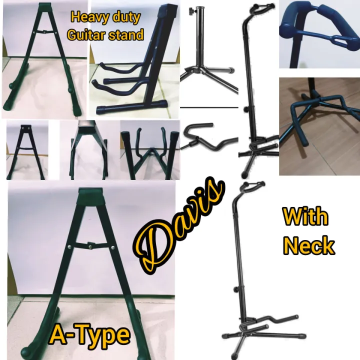 Heavy Duty A-Type Guitar Stand & Guitar Stand With Neck | Lazada PH