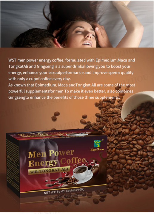 Best Seller Original Boost Coffee 3 in 1 coffee has Maca, men power ...