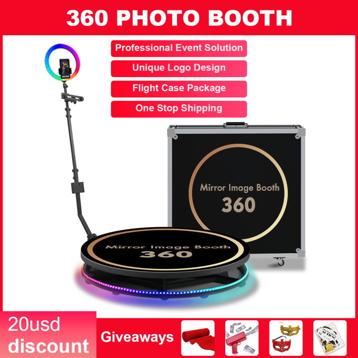 360ธุรกิจอัตโนมัติ Photo Booth Video Spin หมุน Selfie 360 Photobooth 68 115ซม. 360 Photo Booth ...