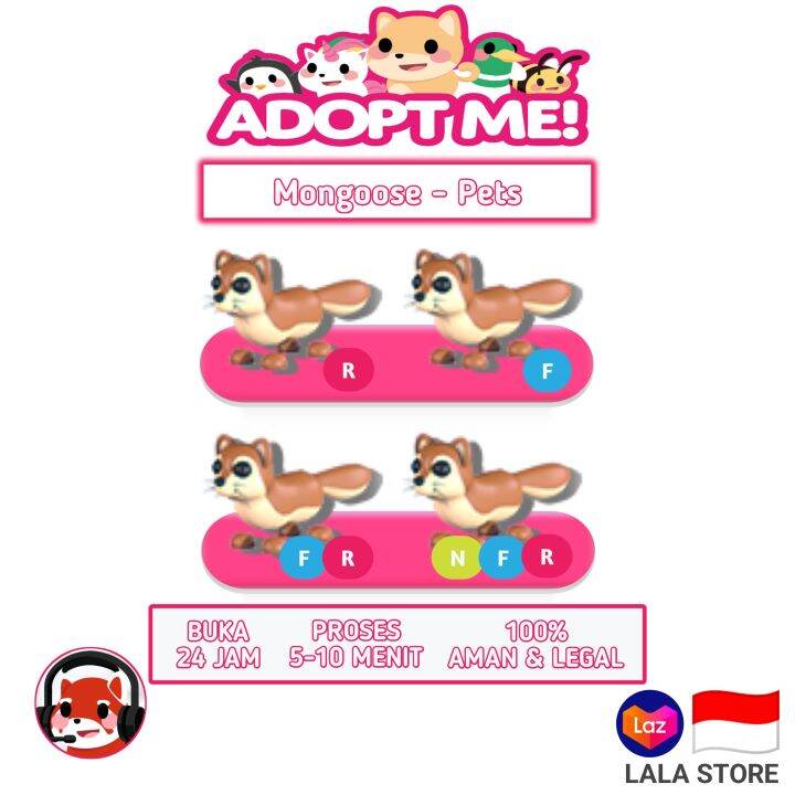 Adopt Me - Mongoose - Roblox | Lazada Indonesia