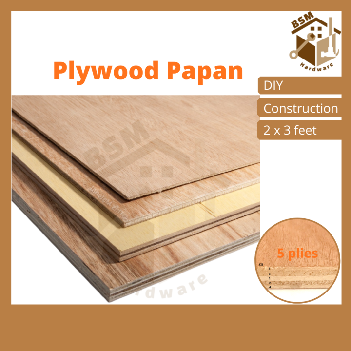 BSM Plywood Timber Wood Panel Wood Board Sheet DIY Furniture Wood ...