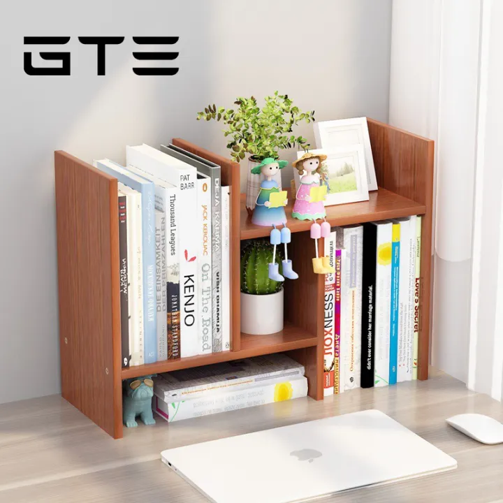 GTE Simple Versatile Retractable Desktop Bookshelf For Study Table ...