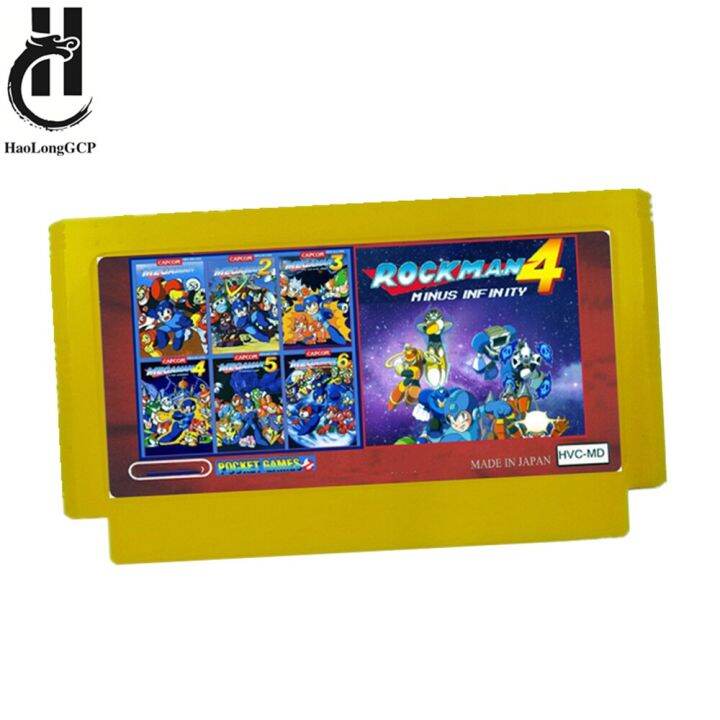 Remix 8 Bit Game Collection 73 In 1สำหรับ Rockman Megaman 60 Pin Fc เกม ...