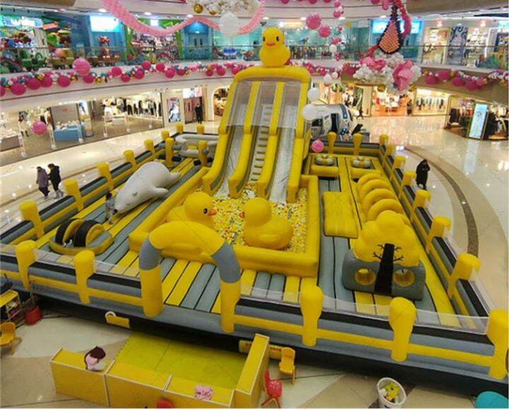 Inflatable castle outdoor large children's slide trampoline shopping ...
