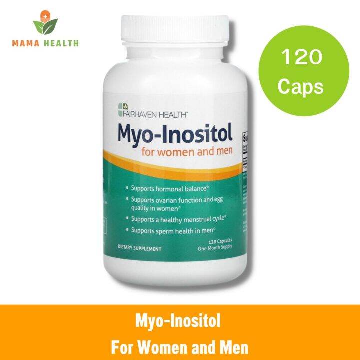 [Exp2024] Fairhaven Health, Myo-Inositol, For Women and Men, 120 ...
