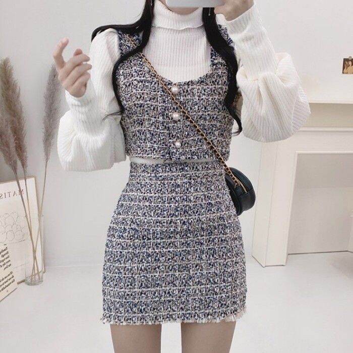 Tweed Classy Korean | Lazada Indonesia