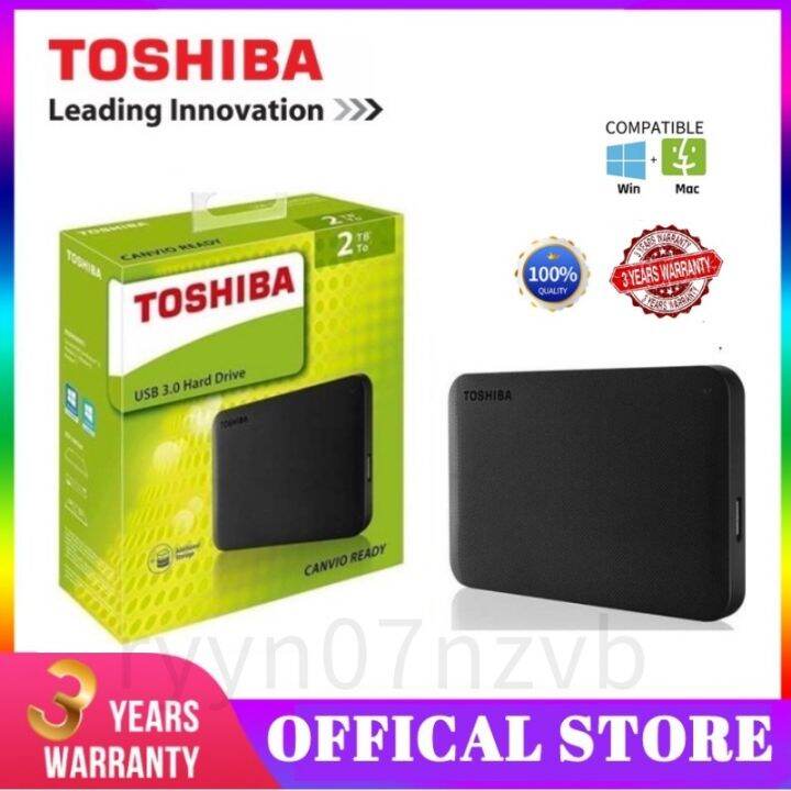 Toshiba 2TB 1TB Hard Drive USB3.0 External Hard Disk PORTABLE External Hard drive HDD Canvio ...