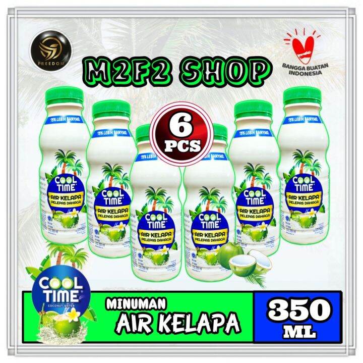 Minuman Kelapa Cool Time Coconut Water - 350 ml (Kemasan 6 Pcs ...