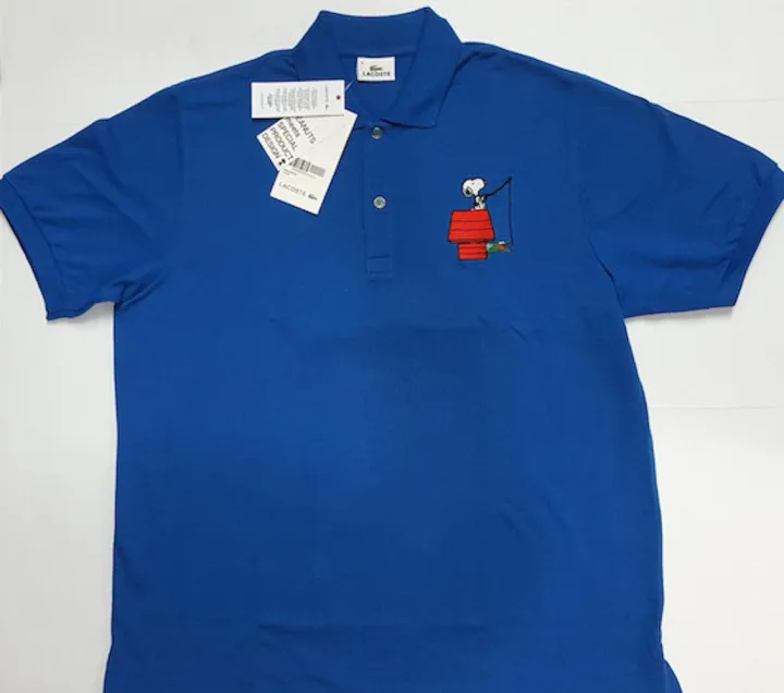 Regular Fit LC - Lacoste Peanuts Snoopy Polo Shirt For Men | Lazada PH