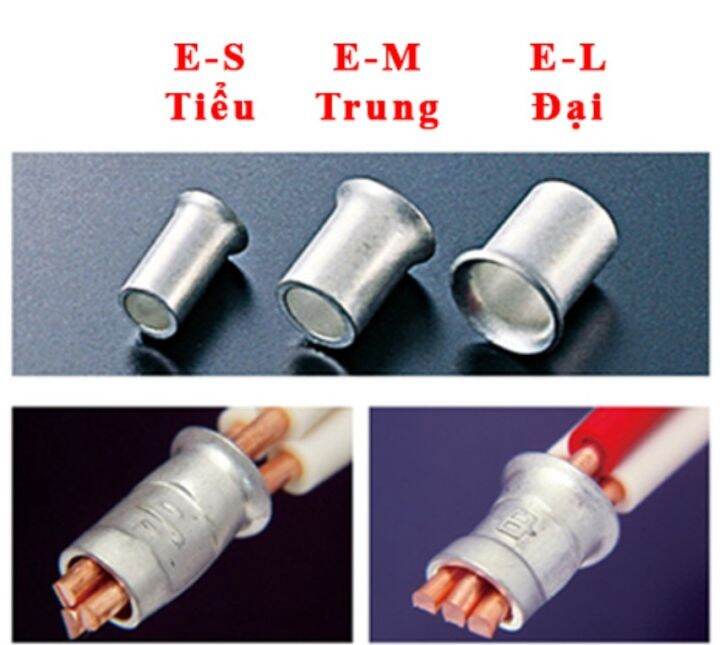 Đầu cosse nối dòng E Nichifu / Đầu nối cốt dòng E-S, E-M, E-L | Lazada.vn
