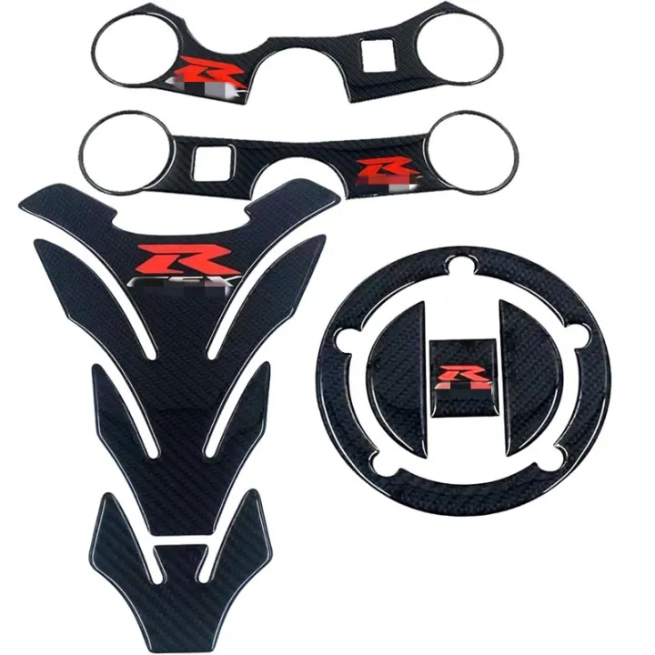 New K1 K3 K5 K6 K7 K8 K11 Carbon Tank Cap Sticker Tank Pad Fork Triple ...