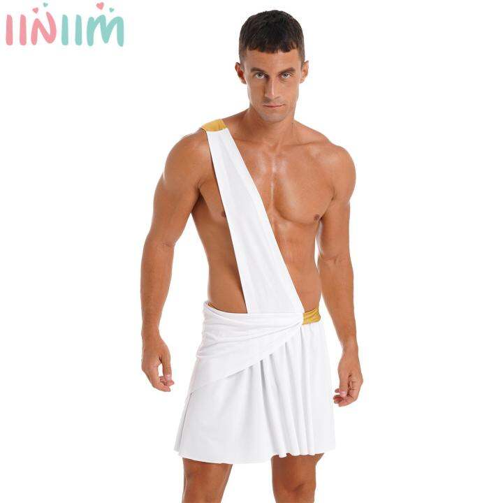 Mens Halloween Ancient Greek God Cosplay Costumes Party Knight Warrior ...