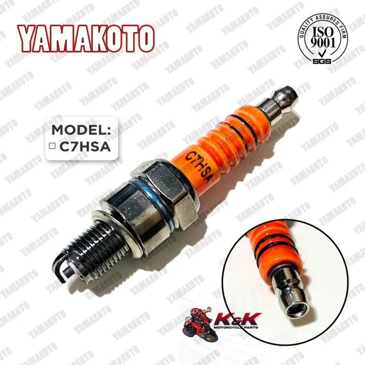 YAMAHA MIO SPORTY | C7HSA YAMAKOTO MOTORCYCLE SPARKPLUG ORIGINAL | COD ...