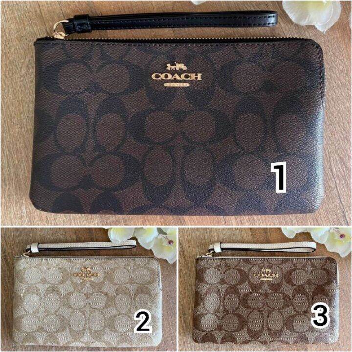 แท้% Coach 6648 คล้องมือไซส์ L 1ซิป ส่งฟรีค่ะ | Lazada.co.th