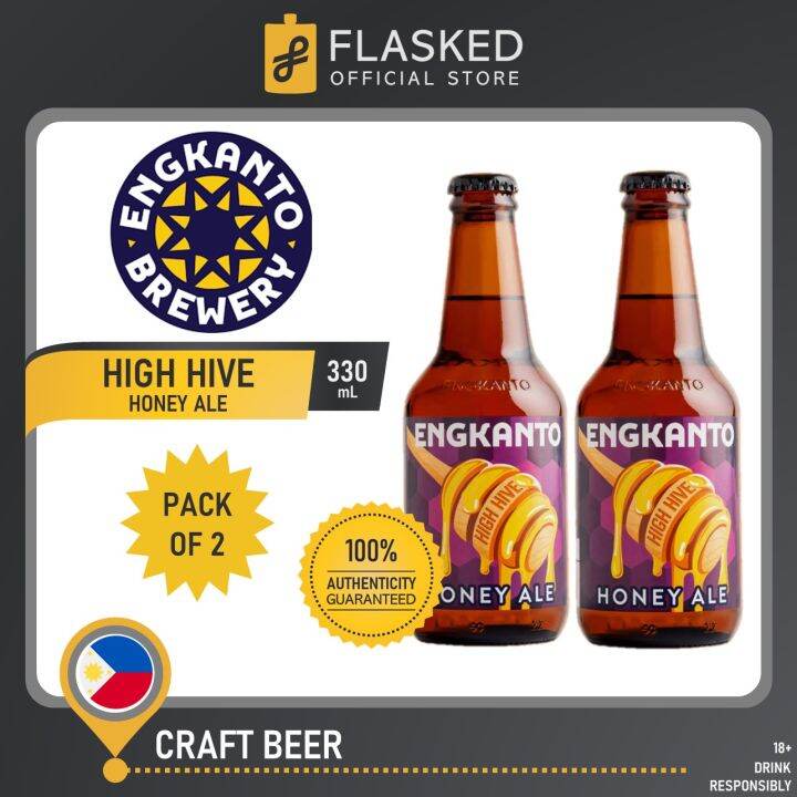 Engkanto High Hive - Honey Ale Beer 330mL 2 Pack | Lazada PH