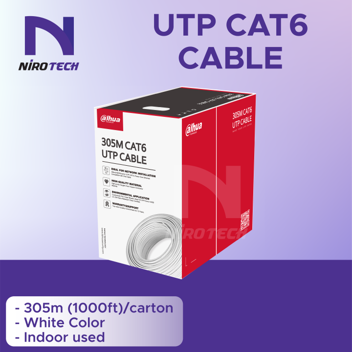 Dahua UTP CAT6 Cable 305m | Lazada