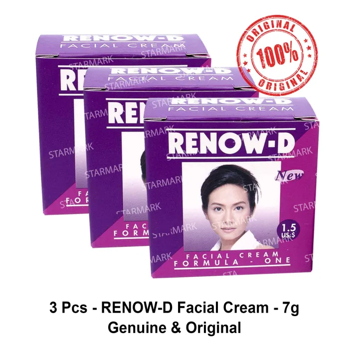Renow D Renow-D Renowd Facial Cream 7g each 7 grams each - Genuine and ...