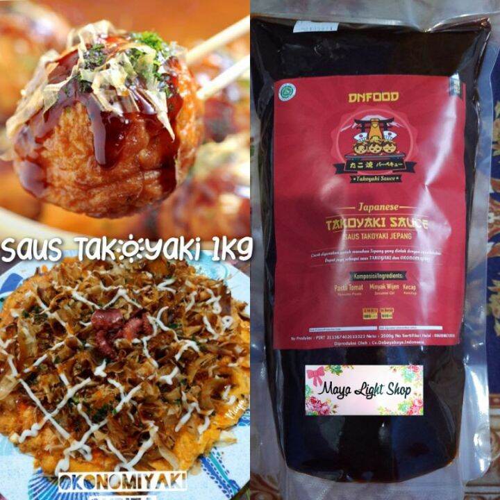 Takoyaki Sauce 1kg 1 kilo saus saos okonomiyaki mirip teriyaki dnfood ...